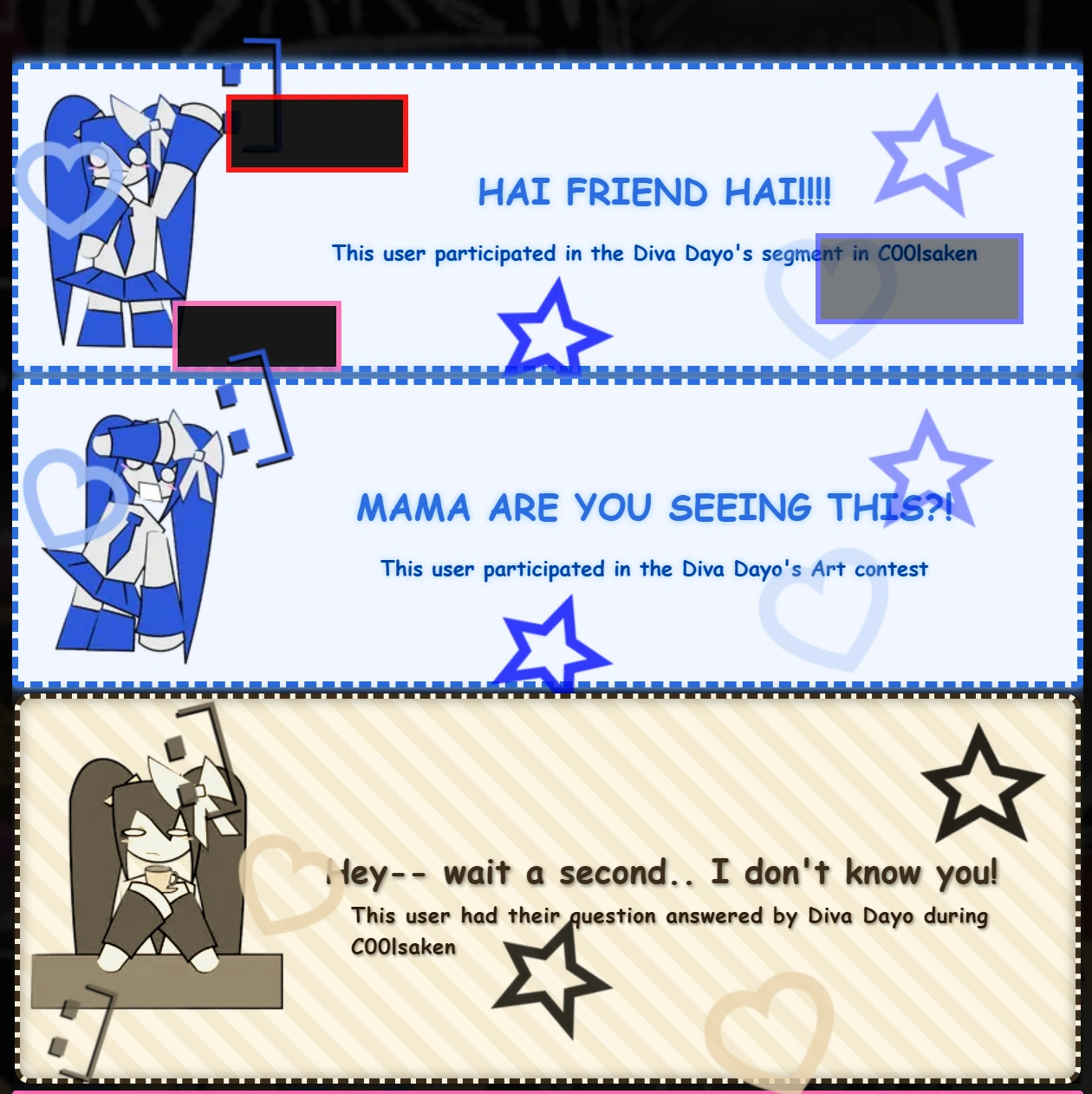 Divadayo badges | Fandom