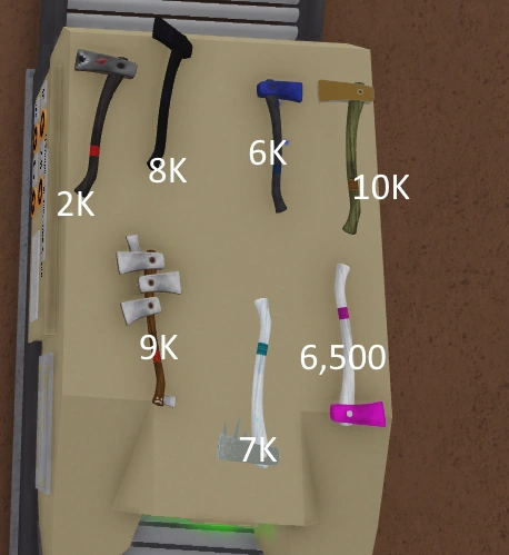 Sale of axes at a low price | Fandom