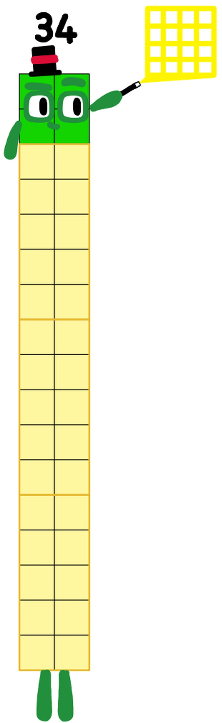 I rebuilt my fanmade Numberblocks 33-39. Here's the results. | Fandom