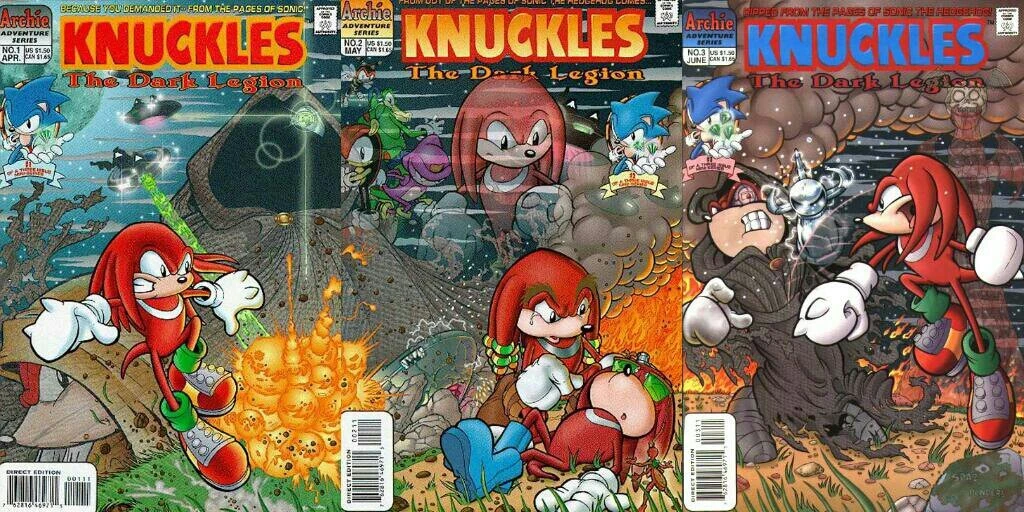 Reviewing all the Ken Penders Knuckles stories: The Dark Legion ...