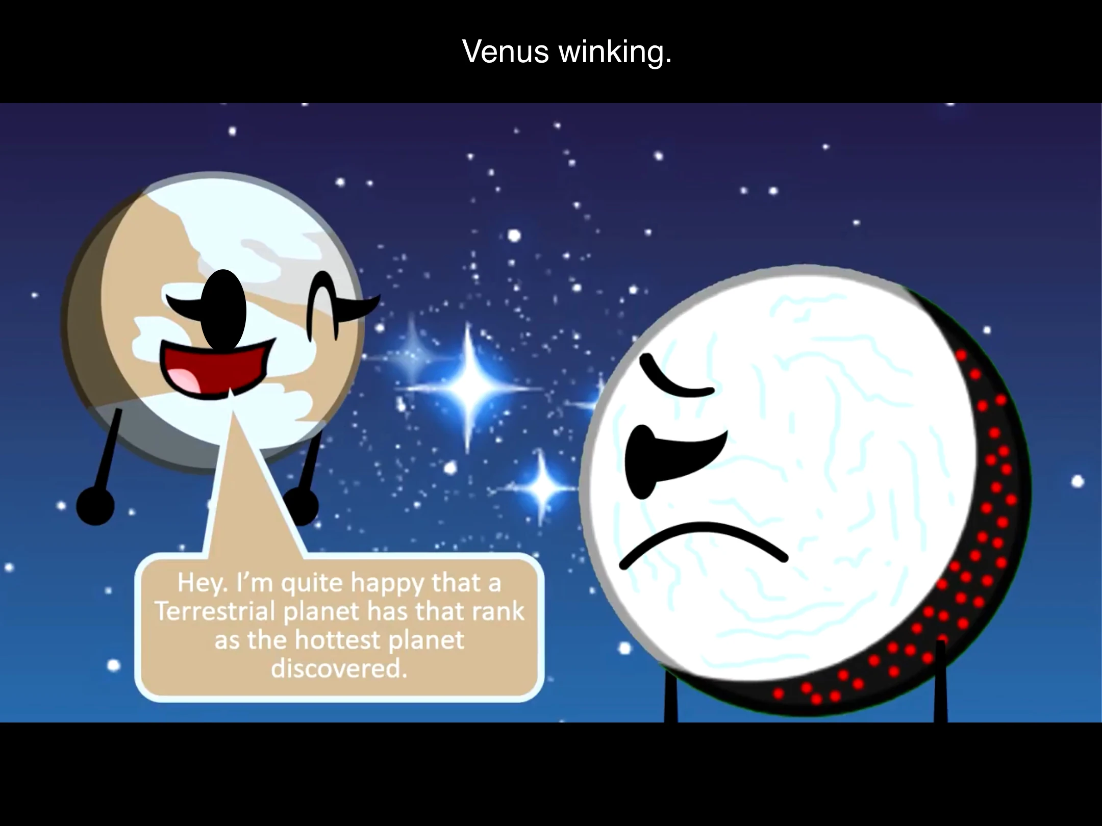 Venus winking | Fandom