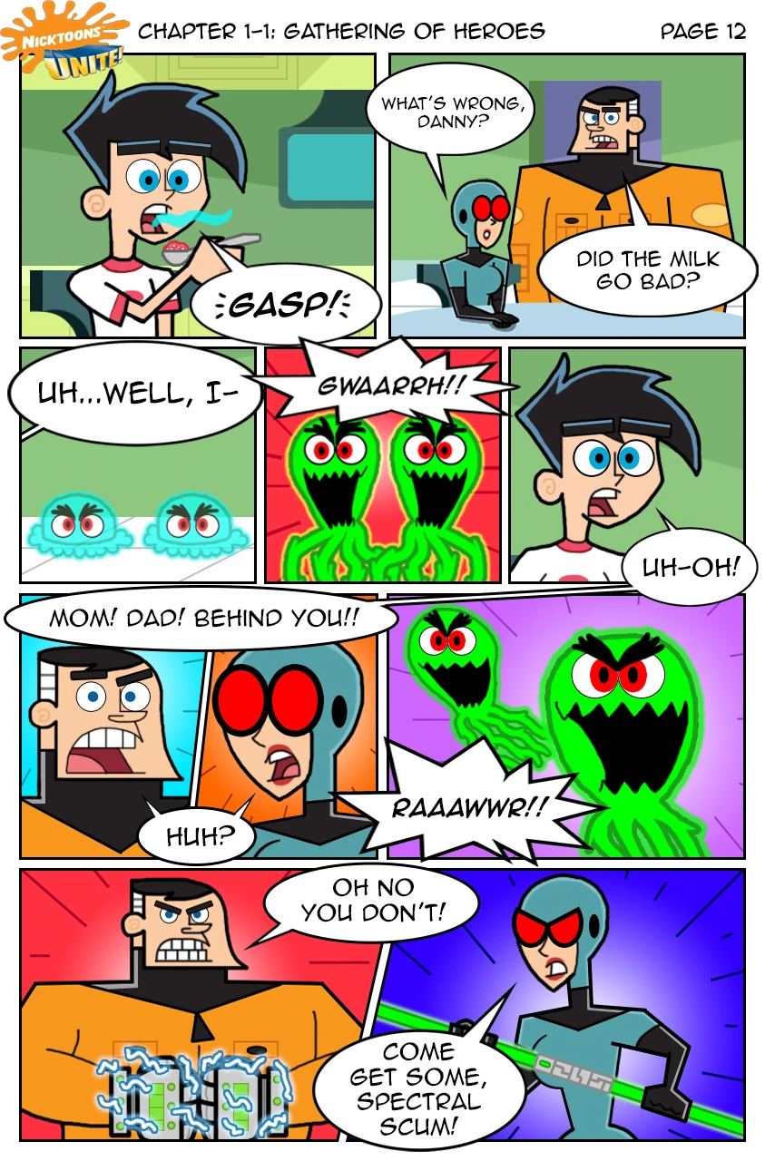 "Nicktoons Unite!" fan comic | Fandom