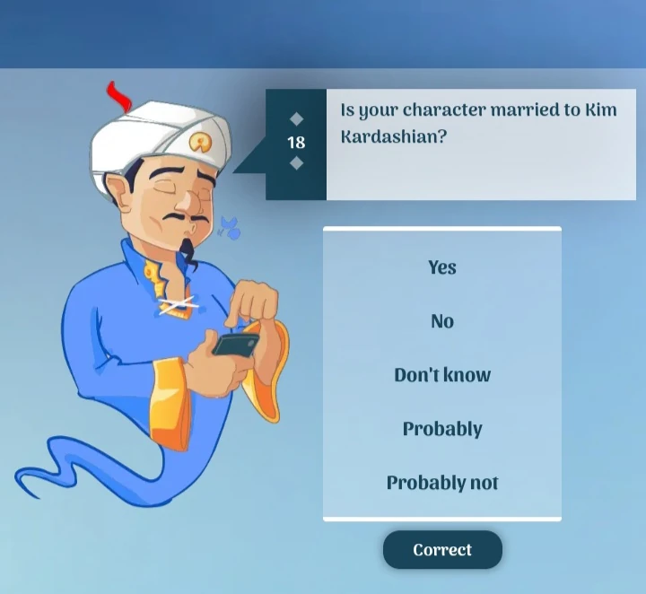 (Im sorry i dont know the caregory) I asked Akinator if he knew Uzi. | Fandom