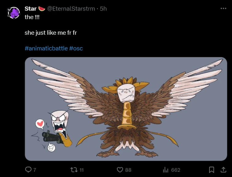 When u wanna get back into OSC art but u see tha most creative n well ...