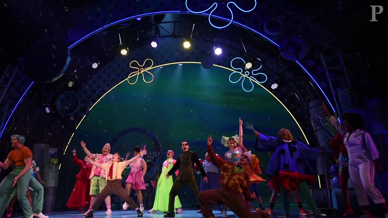 I've seen videos of the Spongebob theme song at the end of the musical ...