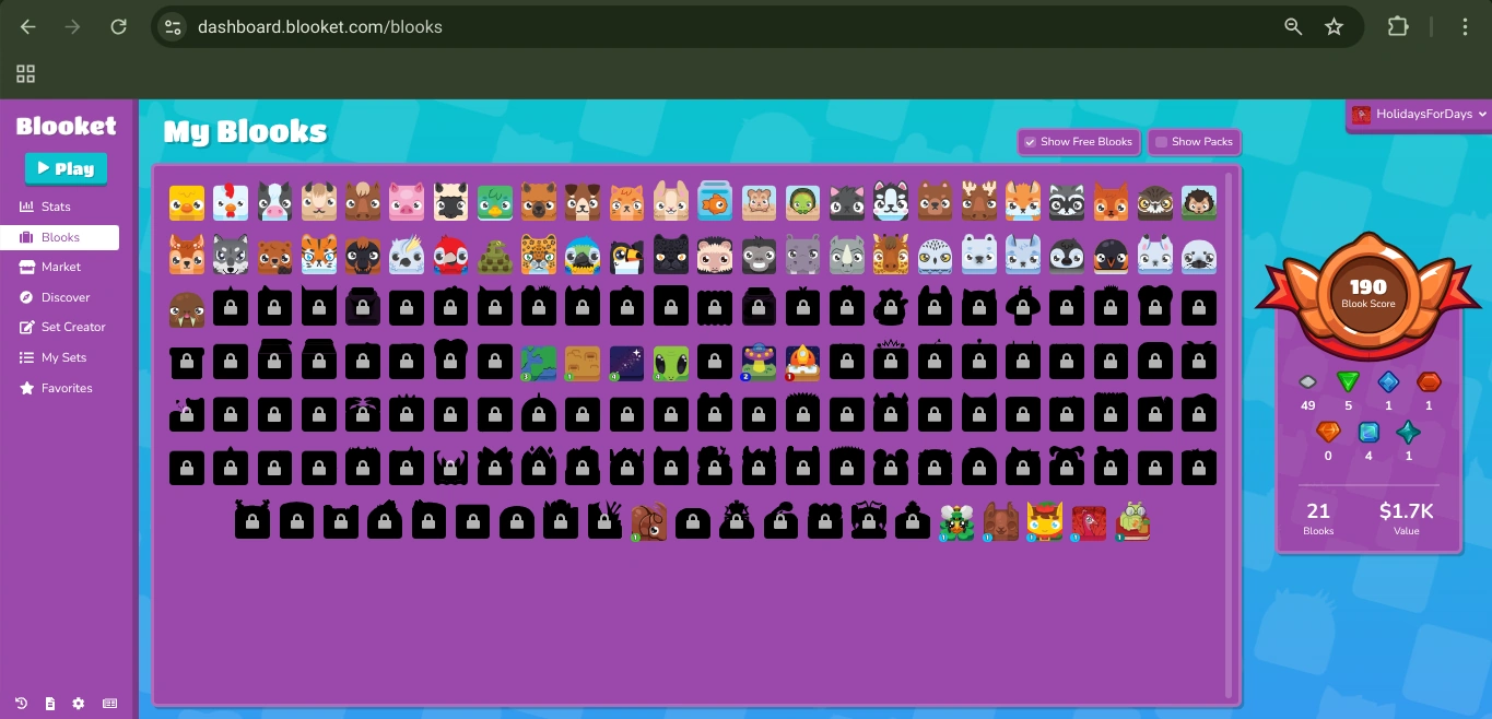 Question, can u ask blooket to transfer all BLOOKS from 3 accounts to ...