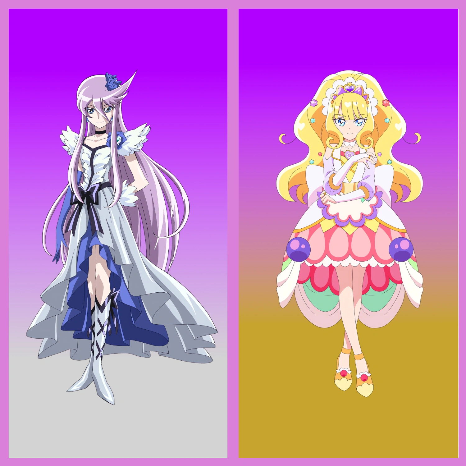 Purple Cures in Gold and Silver Accents | Fandom