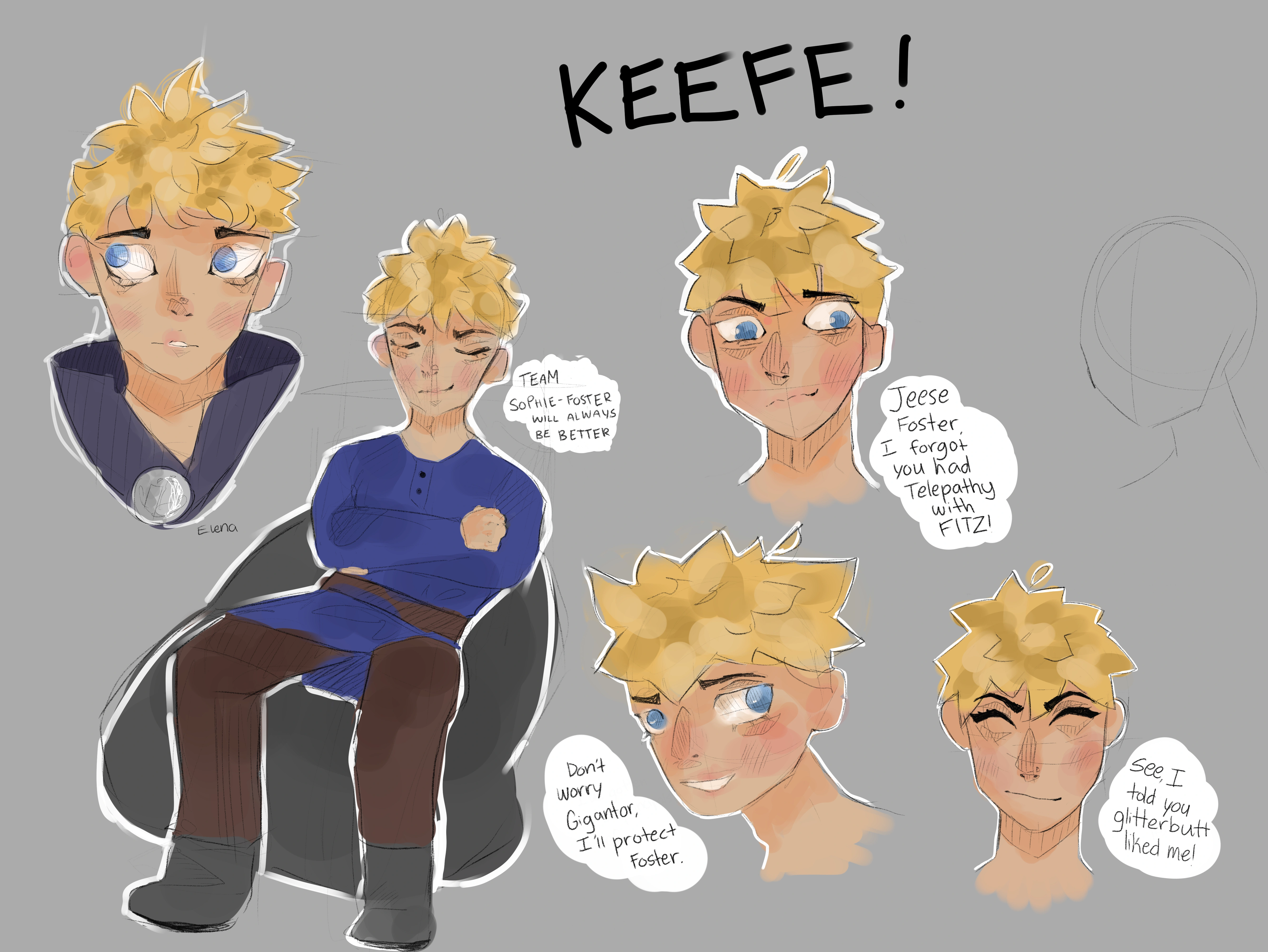 Little keefe sketches I did a while back | Fandom