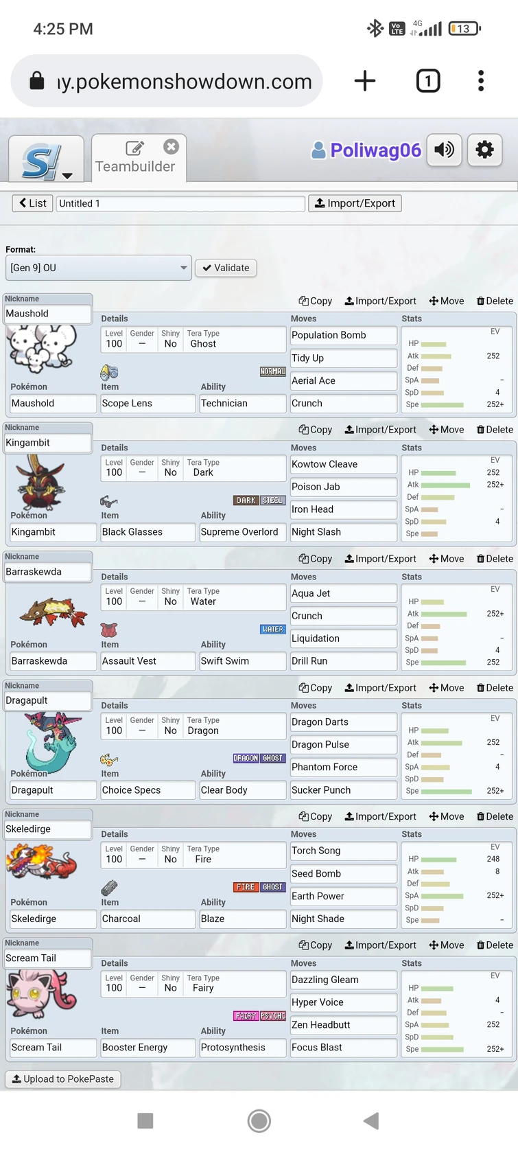 Which of my 3 showdown teams do you guys think is the best? | Fandom