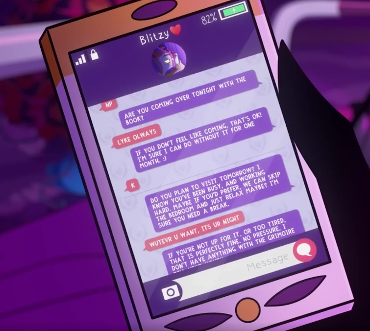 Does anyone have screenshots of Stolas and Blitz’s texts? | Fandom