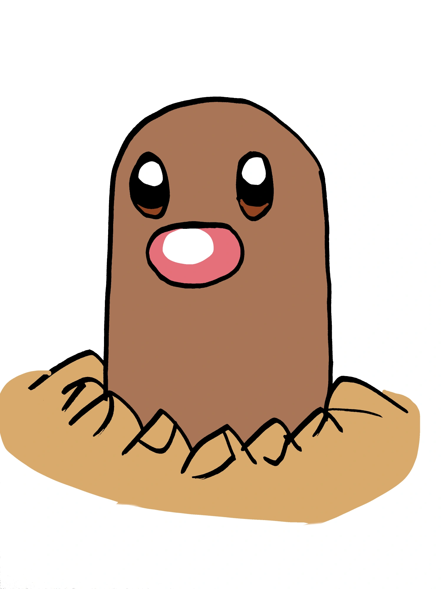 My drawing of Diglett | Fandom
