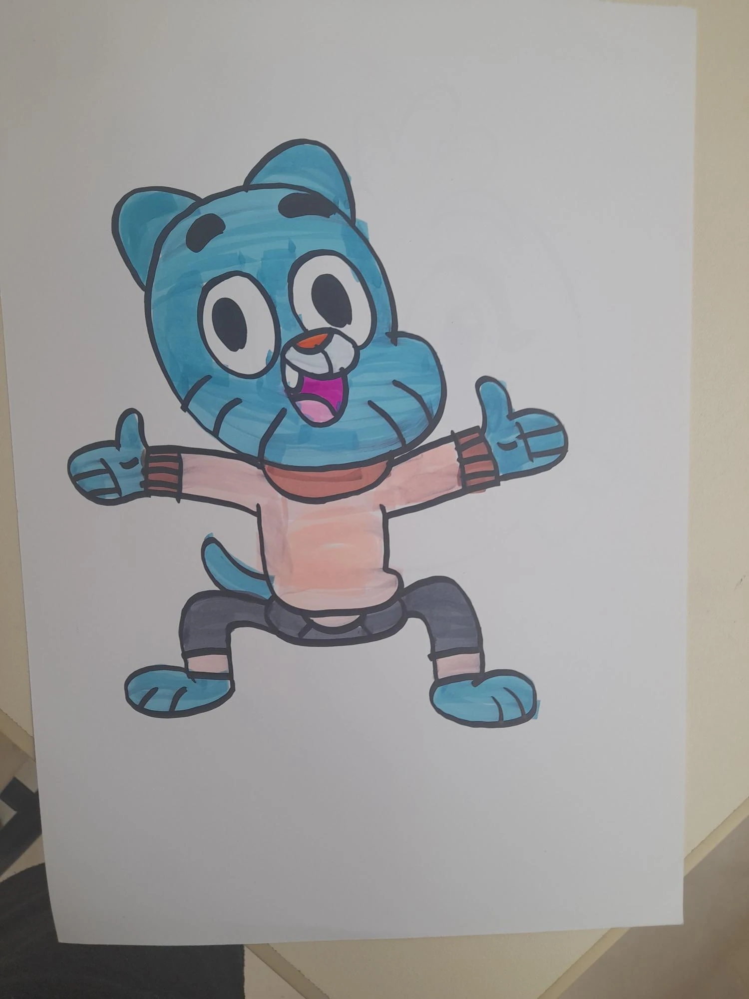 My drawing of Gumball | Fandom