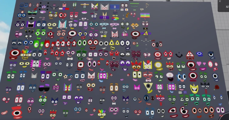Roblox Numberblocks Faces Set | Fandom