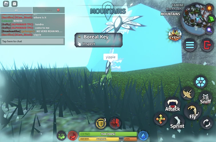 boreal key spawns only during blizzard/windstorm btw | Fandom