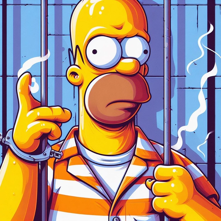 Homer Simpson in Prison AI | Fandom