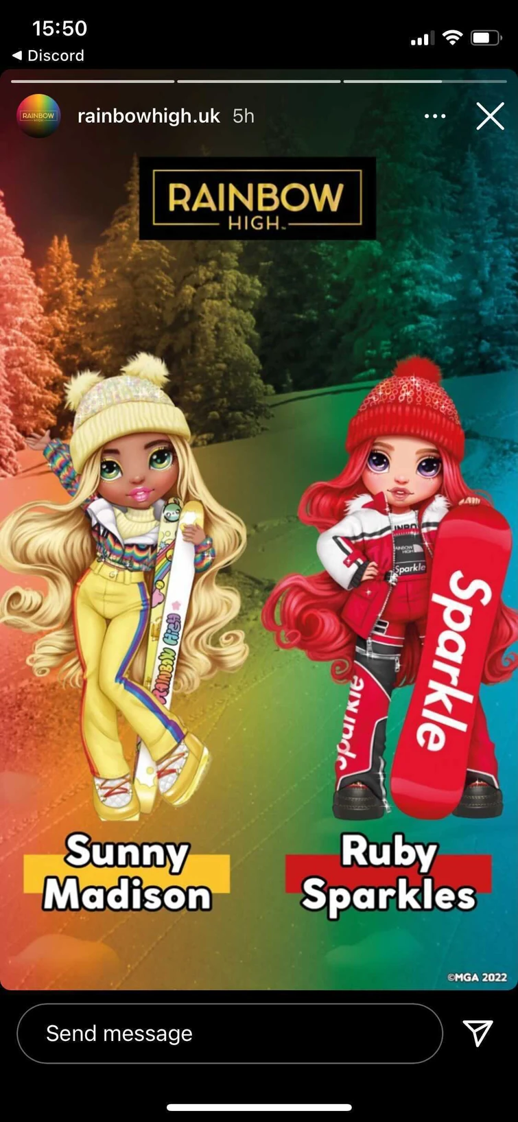 Posted on the Rainbow High UK insta account | Fandom