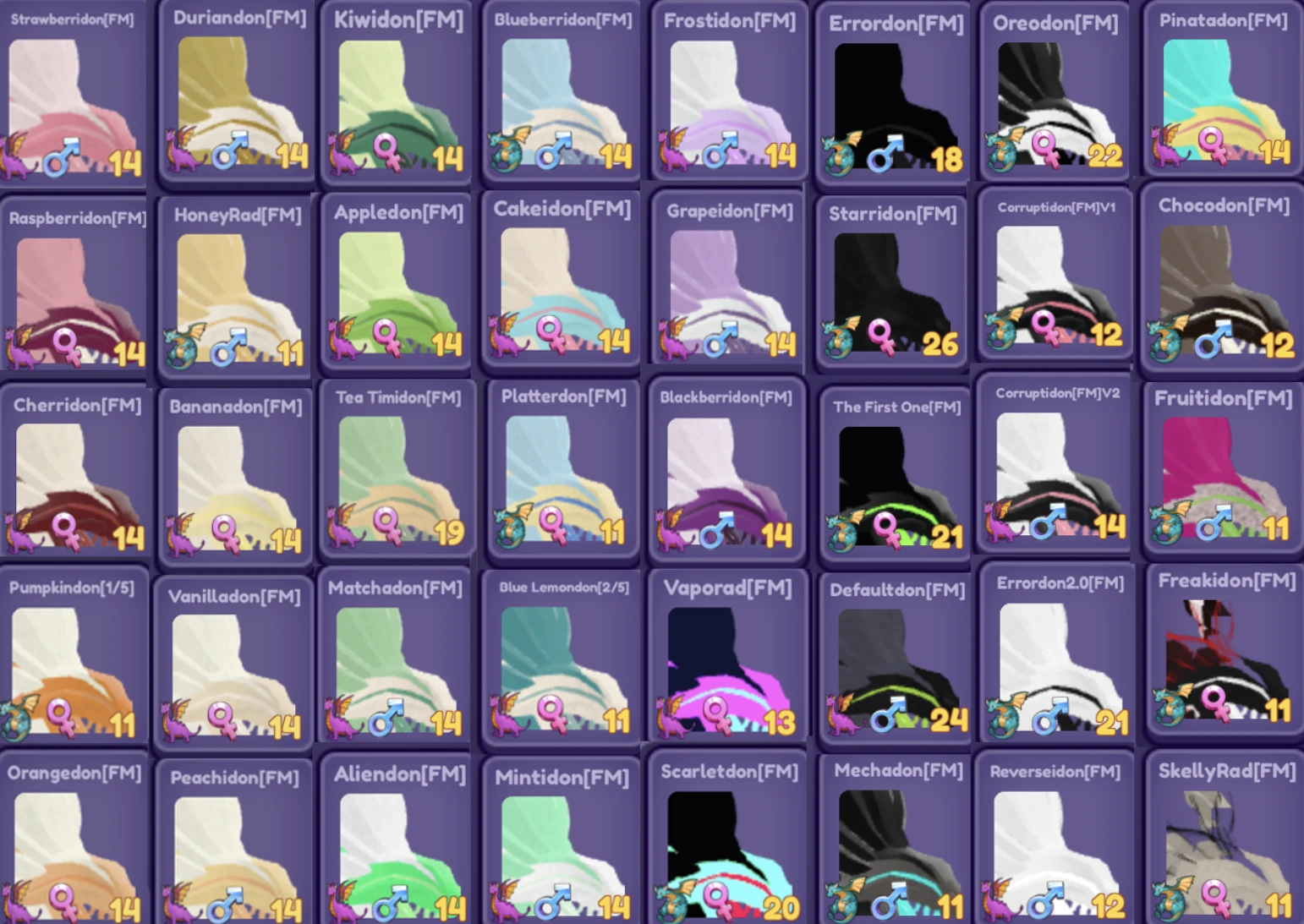 *NEW* UP-TO-DATE RADIDON COLLECTION | Fandom