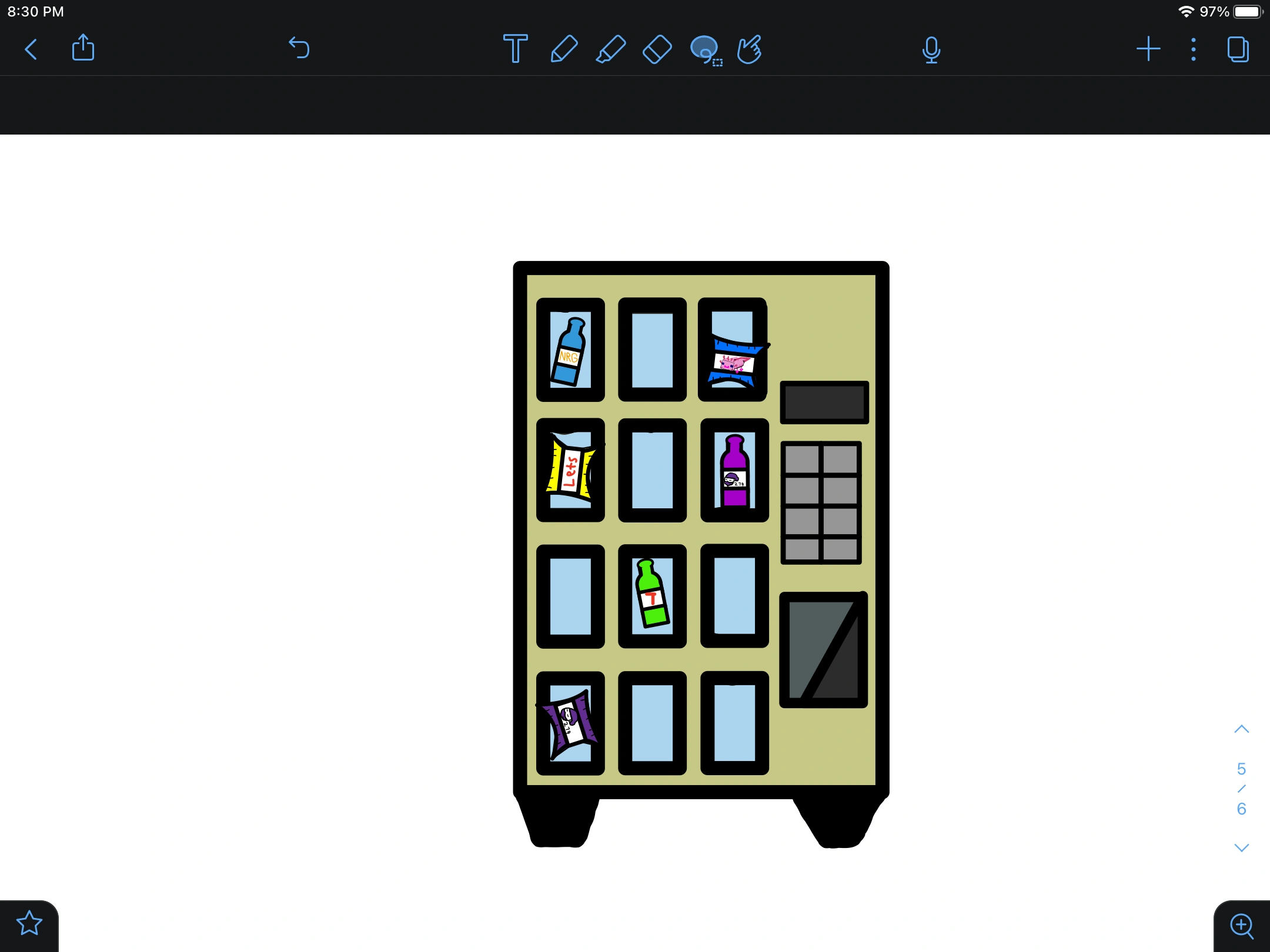 I think I spent too much time drawing a vending machine | Fandom