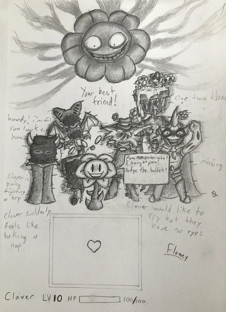 howdy! i’m flowey! flowey the flower! mmmmm, you look confused. toriel ...