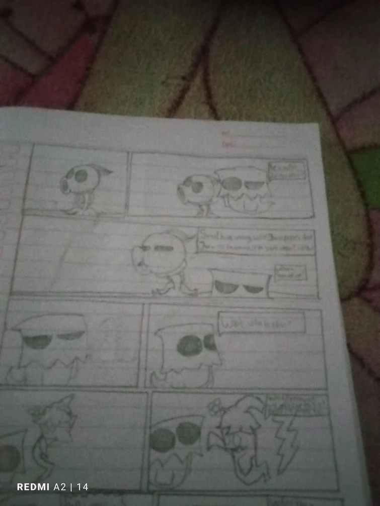 So i make this comic, the title is meet your past, so theres so many ...