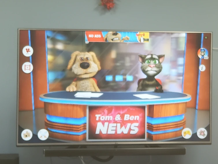 I somehow ran Talking Tom and Ben News on a Google TV for its 14th ...