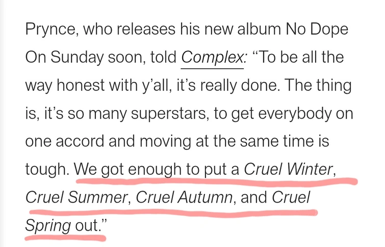 Cruel Autumn and Cruel Spring | Fandom