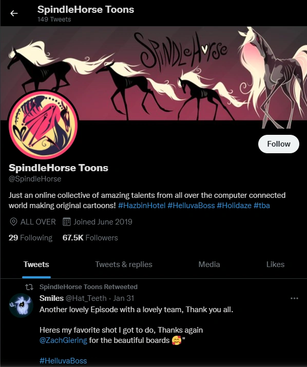 SpindleHorse Toons hasn't posted anything on Twitter over the past 10 ...