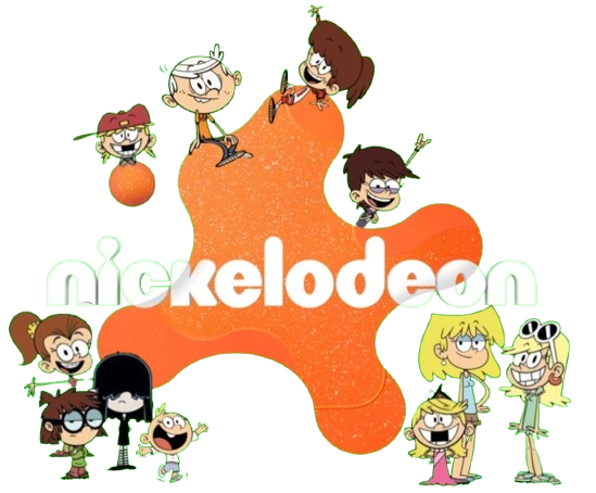 The Loud Siblings on the 2023 Nickelodeon logo. | Fandom