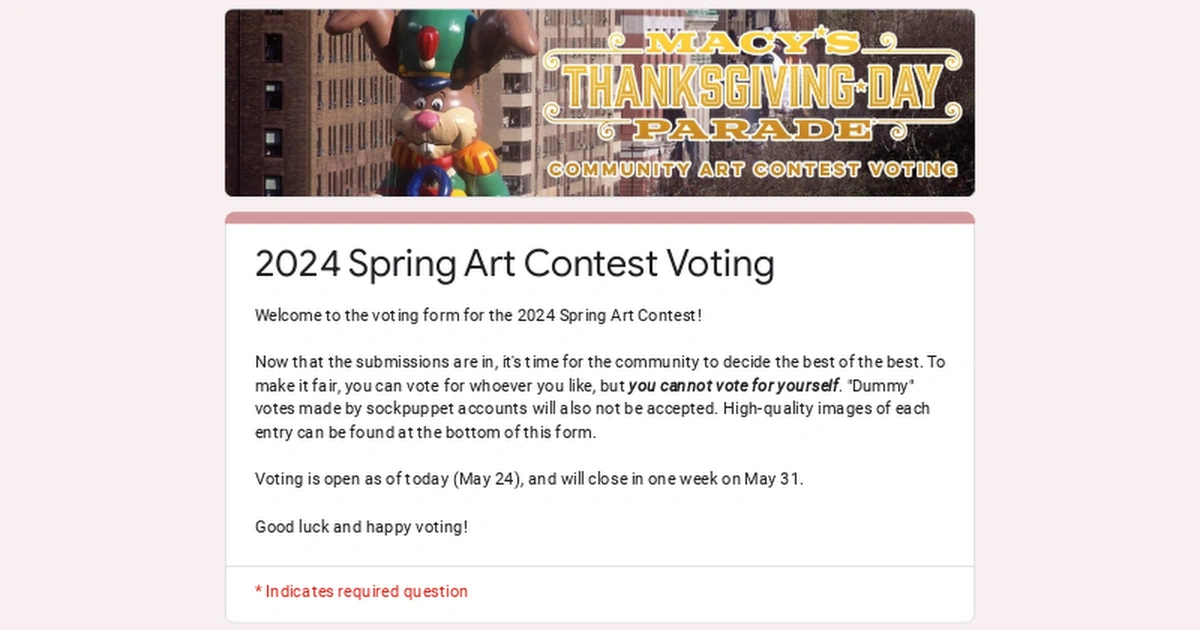 2024 Spring Art Contest Voting | Fandom