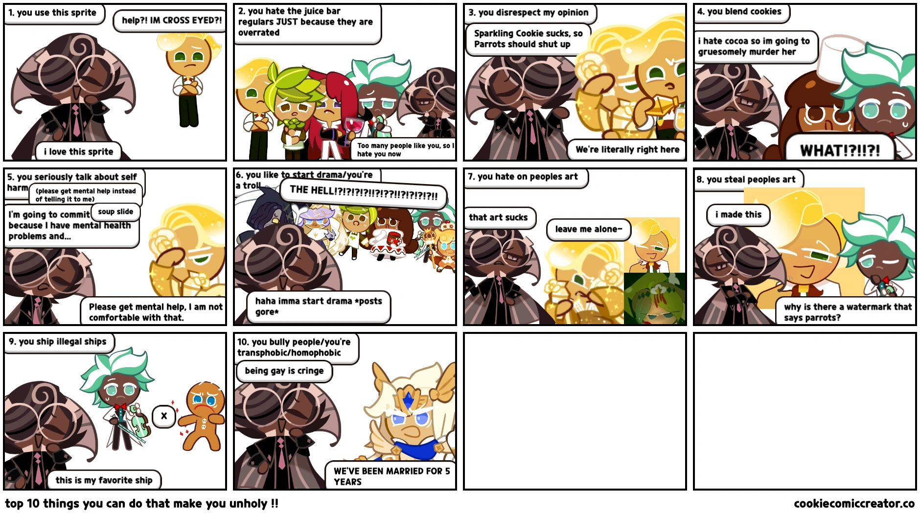 top 10 things you can do that make you unholy !! | Fandom