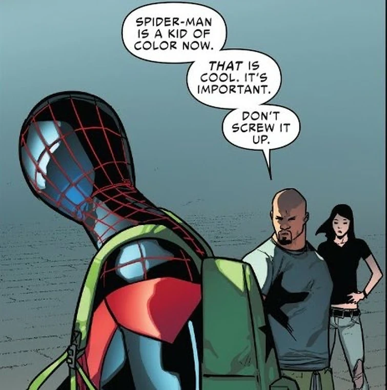 It kinda makes me sad that the Miles Morales Ps5 mainly focuses on the ...