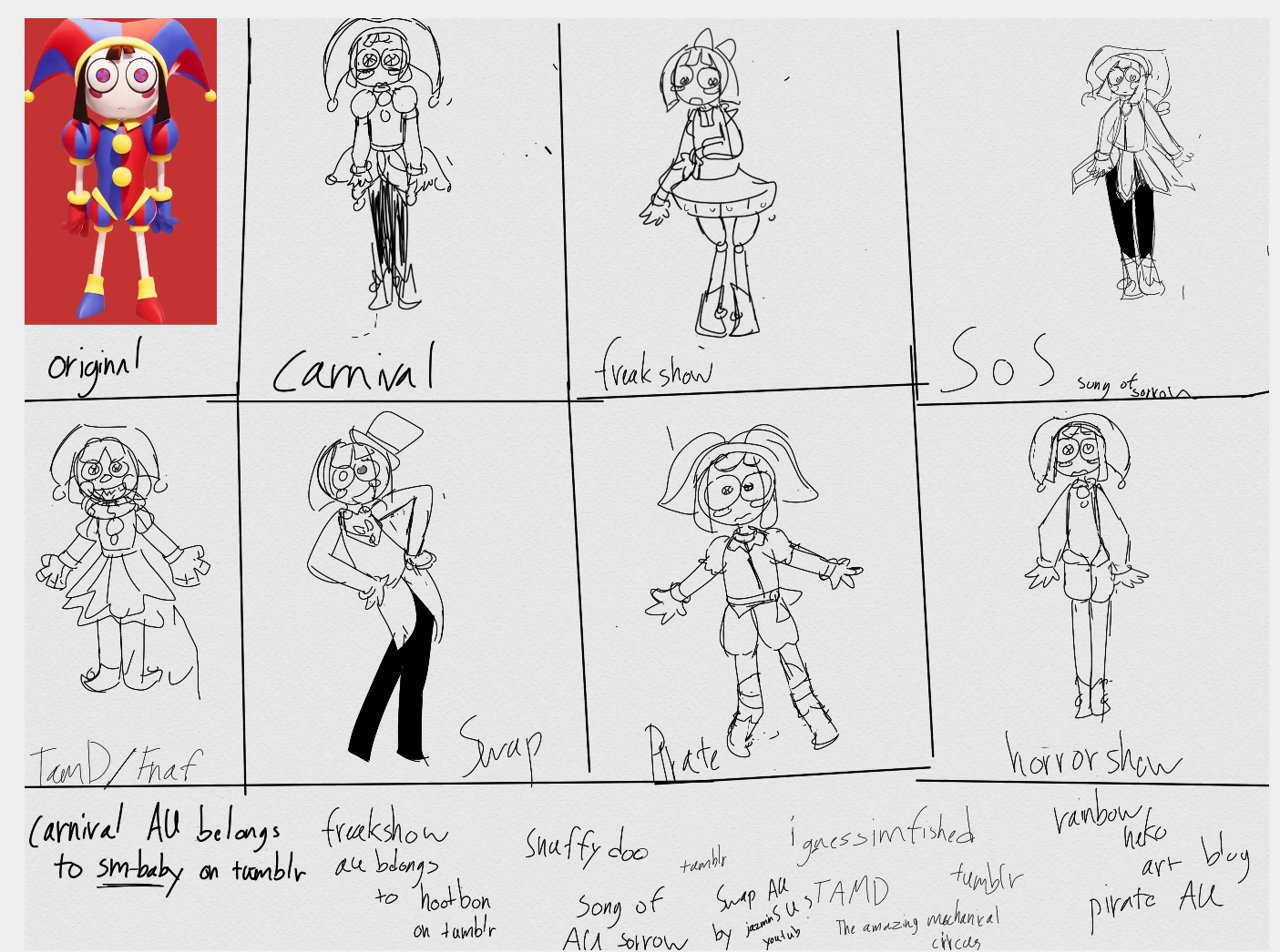 All of the Pomni au’s that I know of! | Fandom