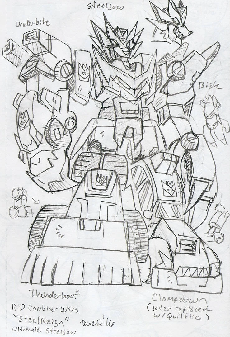 TFRiD: SteelReign Combiner Concept, Art by BlueIke on DeviantArt | Fandom