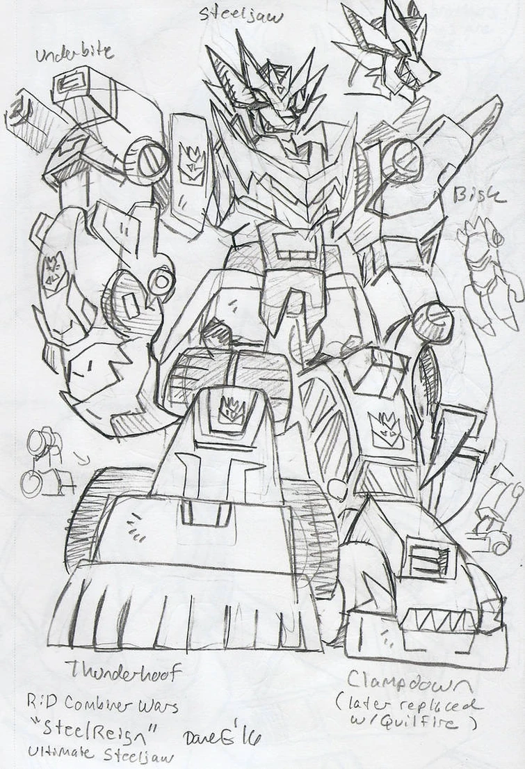 TFRiD: SteelReign Combiner Concept, Art by BlueIke on DeviantArt | Fandom