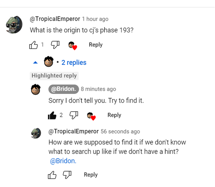 Bad news about the phase 193 origin that was used in cj's 200 phases ...