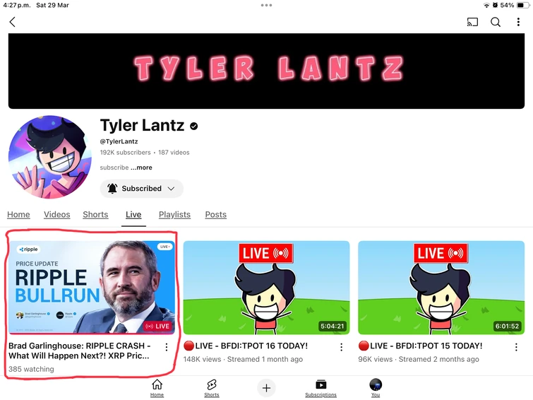 Tyler Lantz getting hacked was NOT on my 2025 bingo card. | Fandom