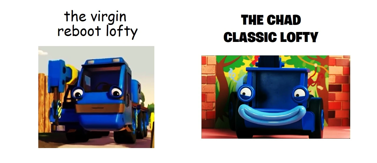 The Virgin Reboot Lofty vs. The Chad Classic Lofty | Fandom