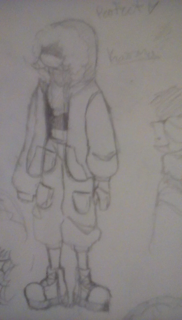 Found some old art of my female persona as sans aus (I have personas ...