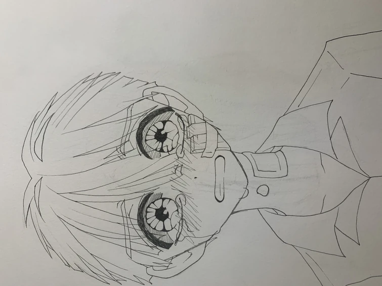 I drew crying Amane... | Fandom