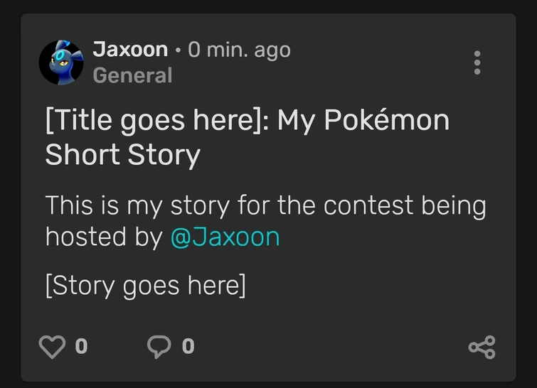💎Pokémon Short Story Contest💎 | Fandom