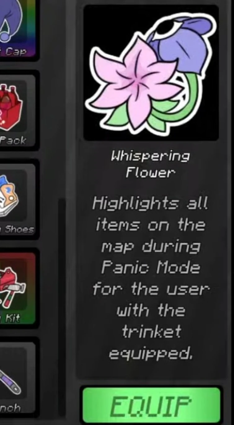 BASSIE TRINKET EFFECT (WHISPERING FLOWER) | Fandom