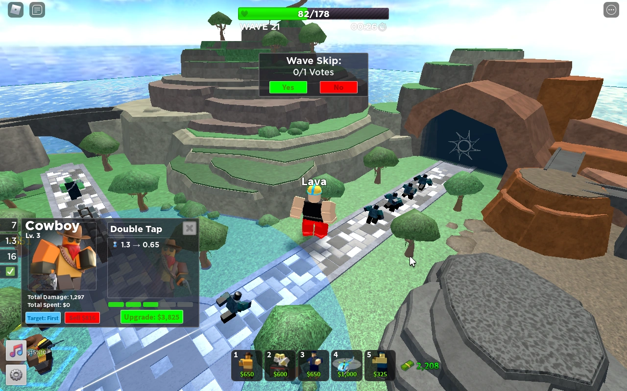 Solo fallen without Ranger/Accelerator/Golden Skins/Events Tower ...