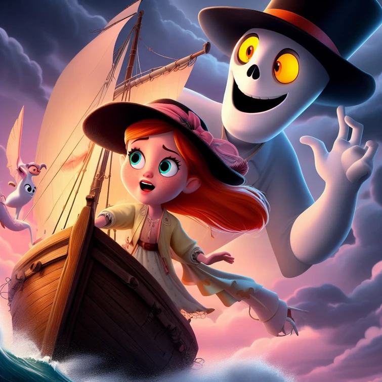 Poster of Animated CGI Animated The Ghost And Molly Mcgee Movie By Walt ...