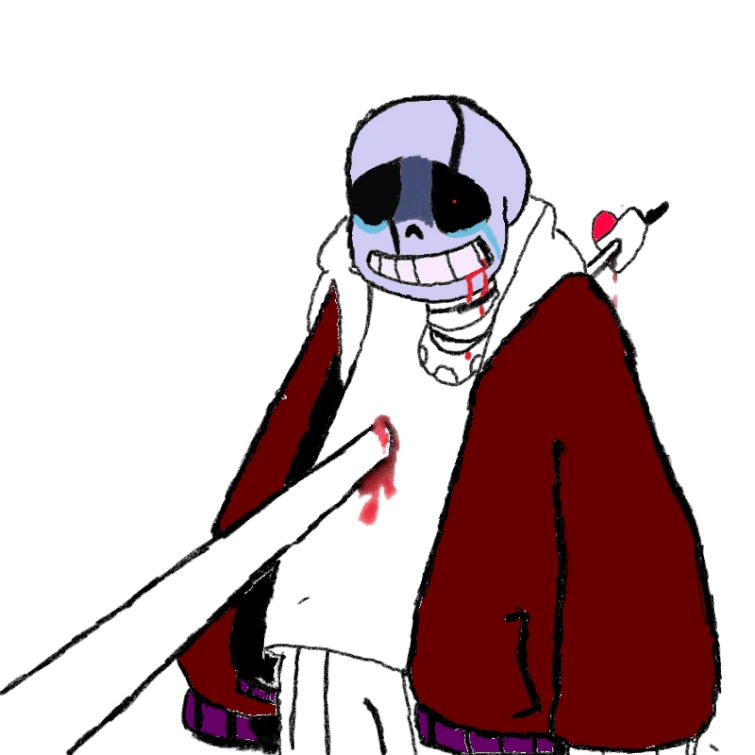 Ahhhh, Drawing update (Distortion!Sans) | Fandom