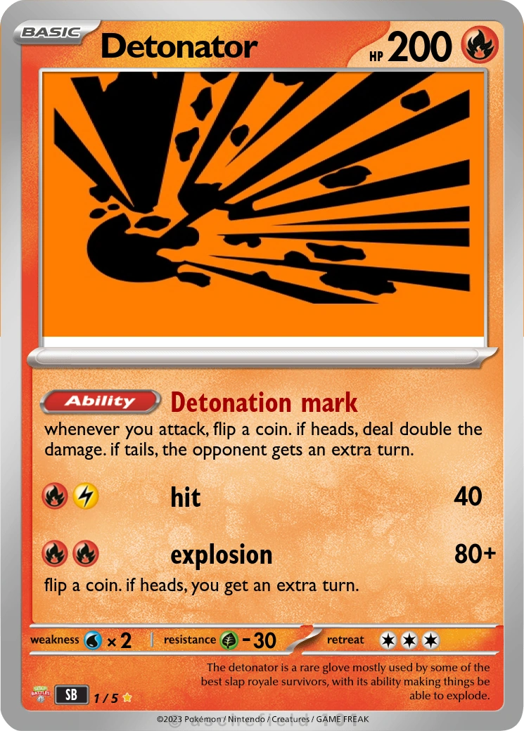 detonator pokemon card | Fandom