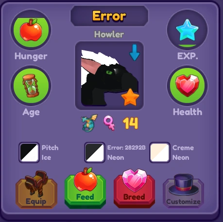 REPOST - Swapping a 2 mut 1/3 error Howler for preferably a 1/3 black error agri! | Fandom