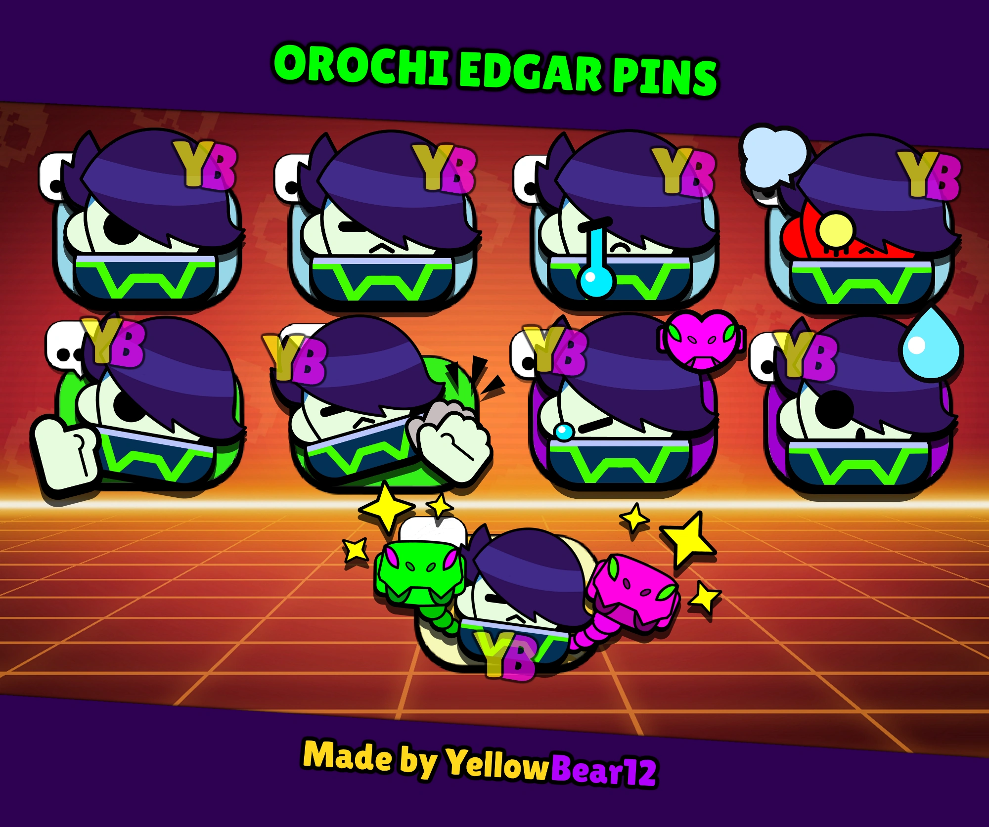 Orochi Edgar pins | Fandom