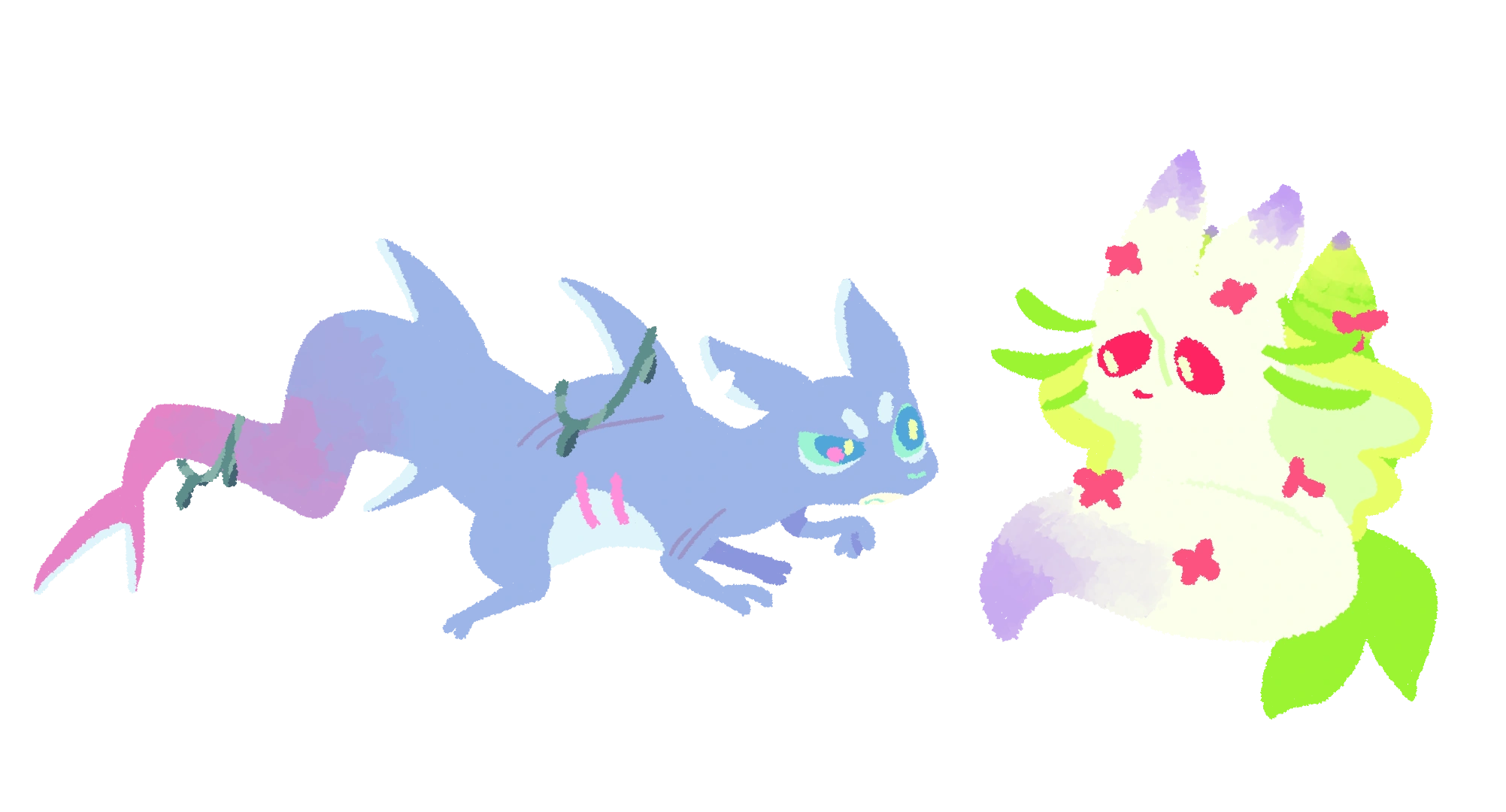 i turned them into slugcats haha | Fandom