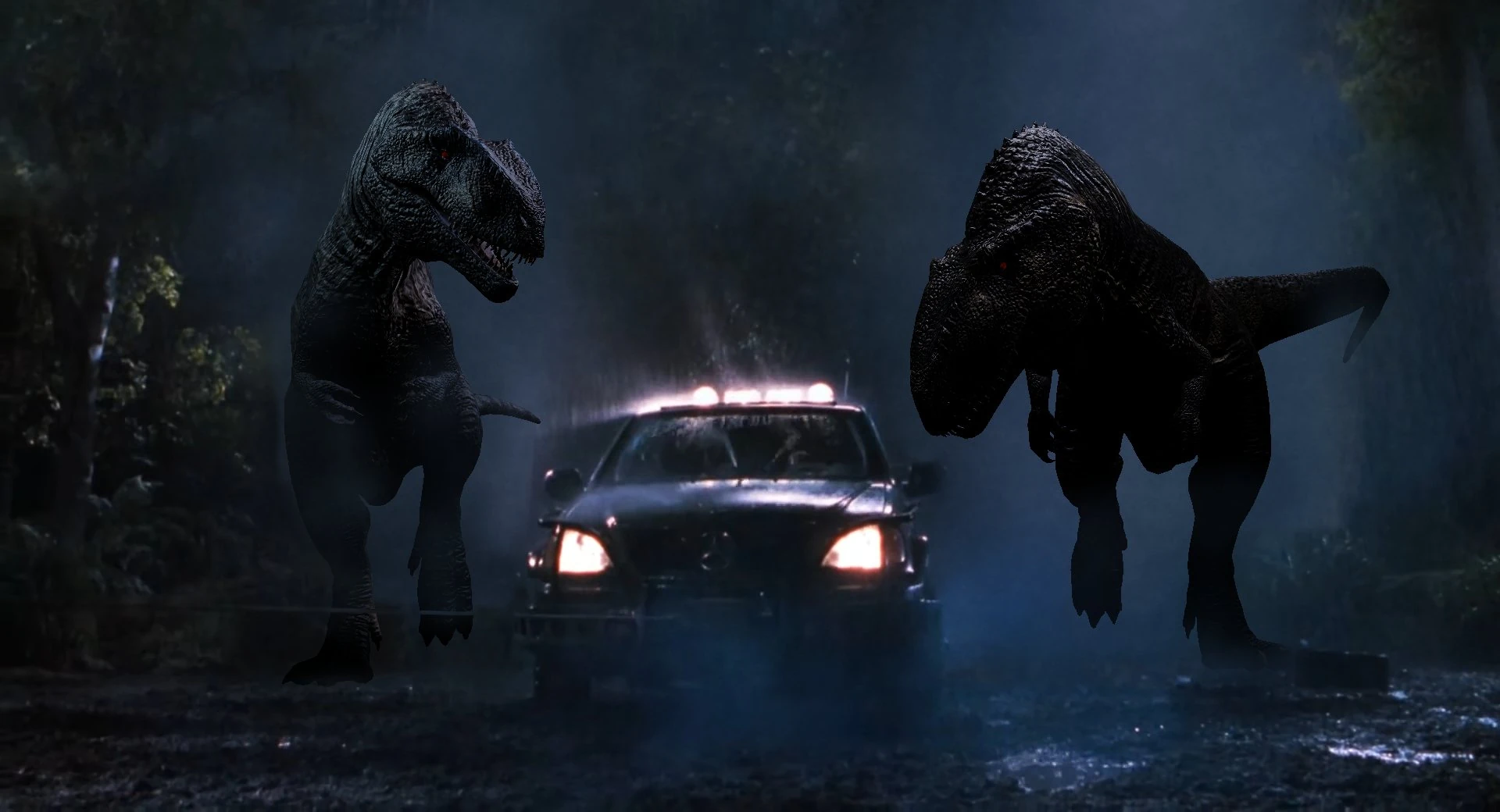 What if Giganotosaurus replaced the T-Rexes in Lost World: Jurassic ...