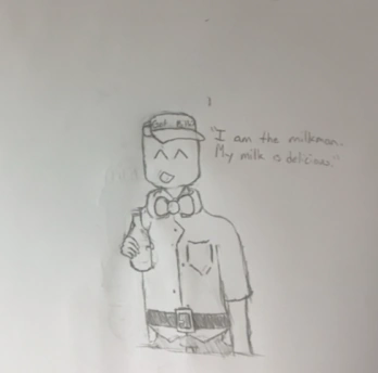 First attempt to draw milkman Elliot | Fandom
